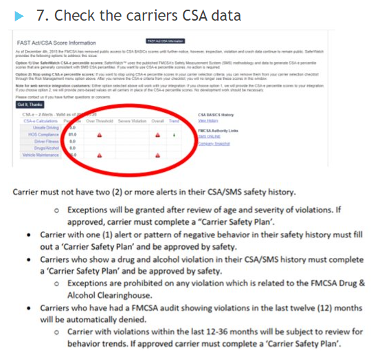 Carrier Review Process: Steps - DTS Education